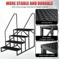 RV Stairs 4 Step Ladder, RV Steps Anti-Slip, Hot Tub Steps with ...