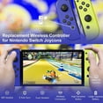 SPBPQY Game Controller for Nintendo Switch, Blue Yellow, Wireless ...