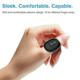 LOOKEE® O2Ring by Wellue, Continuous Ring Oximeter | Overnight Track Oxygen Level & Heart Rate ...