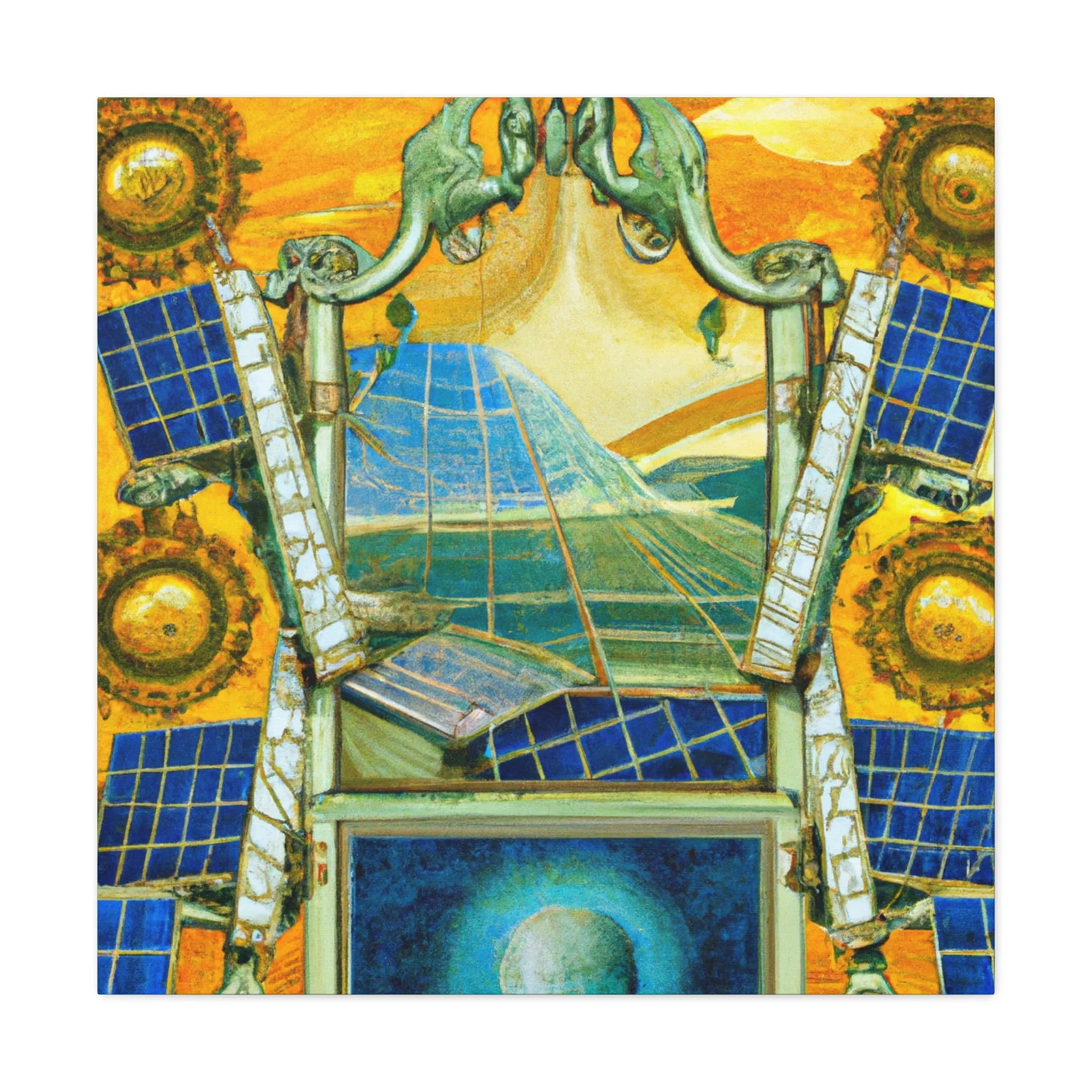 Solar Panels Aristocracy - Canvas - Walmart.com