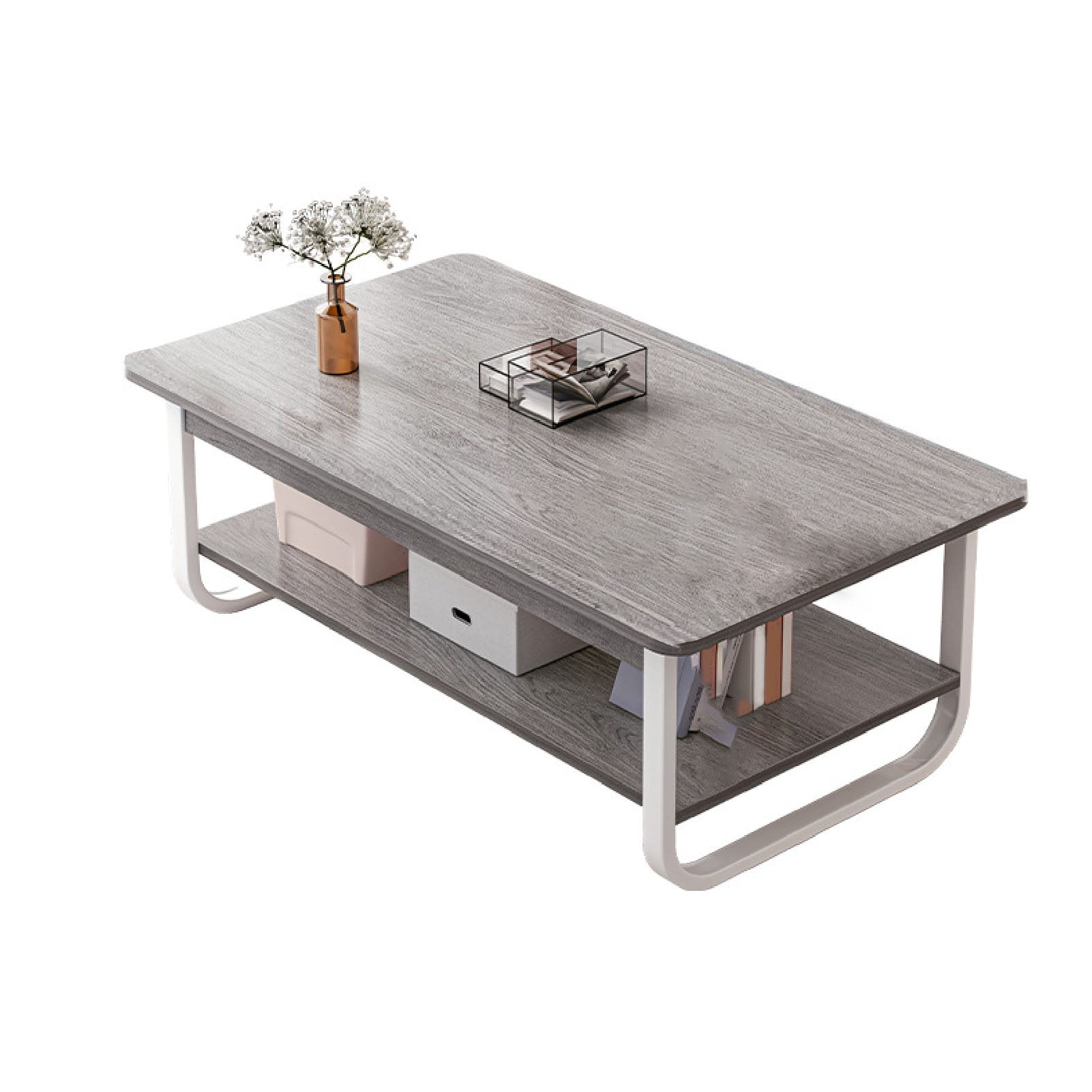 Click here for Zaqw Coffee Table 2 Tier Minimalist Stylish Easy T... prices