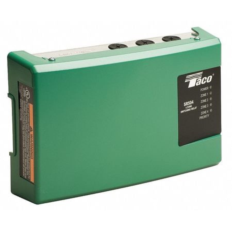Taco SR-504-4 Zone Switching Relay With Priority Zoning Circulator - 4 ...