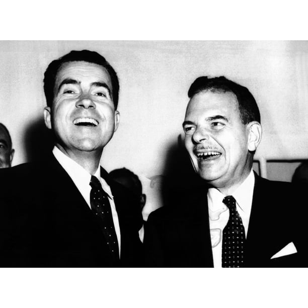Vice President Richard Nixon And Former Republican Presidential Nominee ...