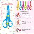 BAZIC Kids Training Scissors 5" School Student Safety Blunt Tip ...