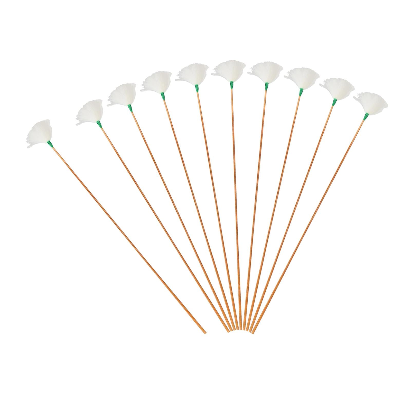 10 Pieces Goose Feather Earpicks for Adults Children Ear Pick Ear Spoon ...