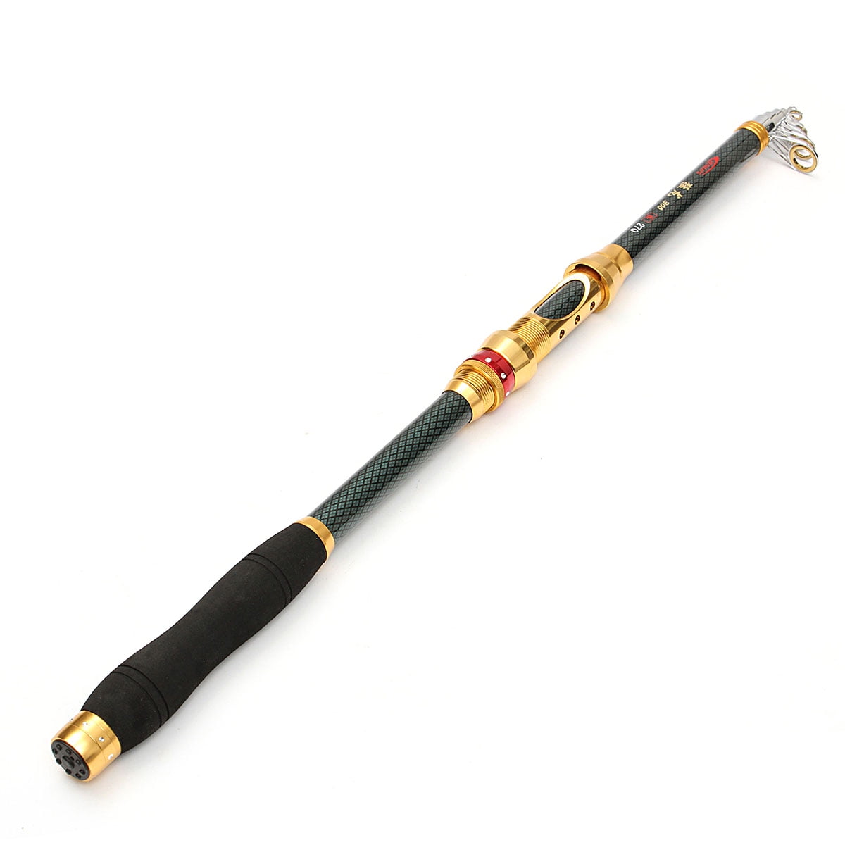 Professional Carbon Fiber Telescopic Fishing Rod Camping Spinning Pole ...