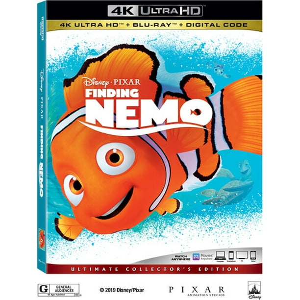 Finding Nemo (4K Ultra HD + Blu-ray + Digital Code) - Walmart.com