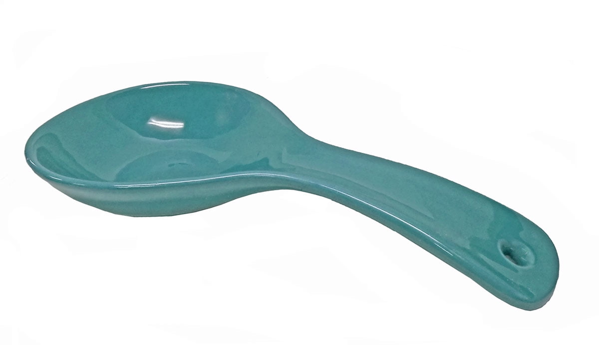 Colorful Ceramic Spoon-shaped Spoon Rest Ladle Holder - Walmart.com