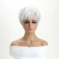 SSKDBFJG Short Wiglet Hair Topper for Women with Thinning Hair Large ...