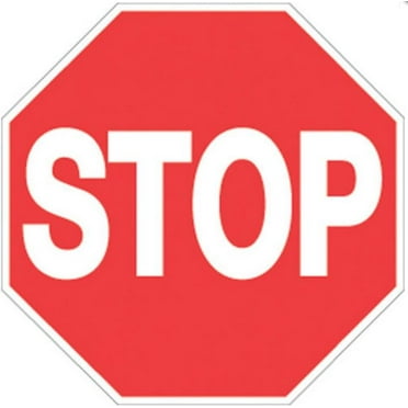 5inx5in Stop Sign Sticker Vinyl Road Signs Stickers Traffic Symbol ...