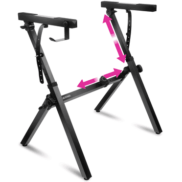Donner Z-Style Portable Keyboard Stand, Heavy-Duty, For 54, 61, 88 Key ...