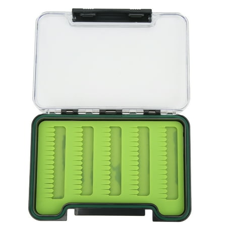 Fly Fishing Box, Fishing Dry Box Transparent Impact Resistant Silicone ...