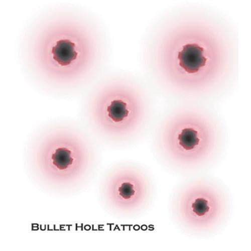 Bullet Hole Tattoos Designs