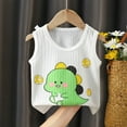 adviicd Toddler Baby Boys Cotton Sleeveless Tank Top Cartoon Animal ...