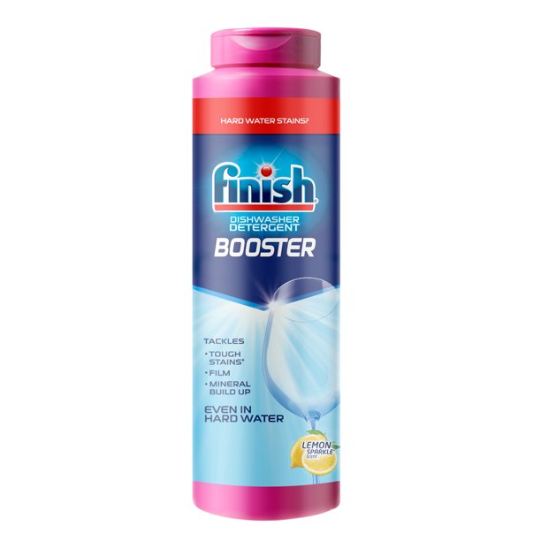 Finish Hard Water, Booster Powder, 14oz, Lemon Sparkle - Walmart.com