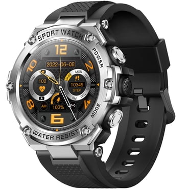 ZYVICXFJ Outdoor Tactical Sports Smart Watches for Men, Bluetooth Call ...