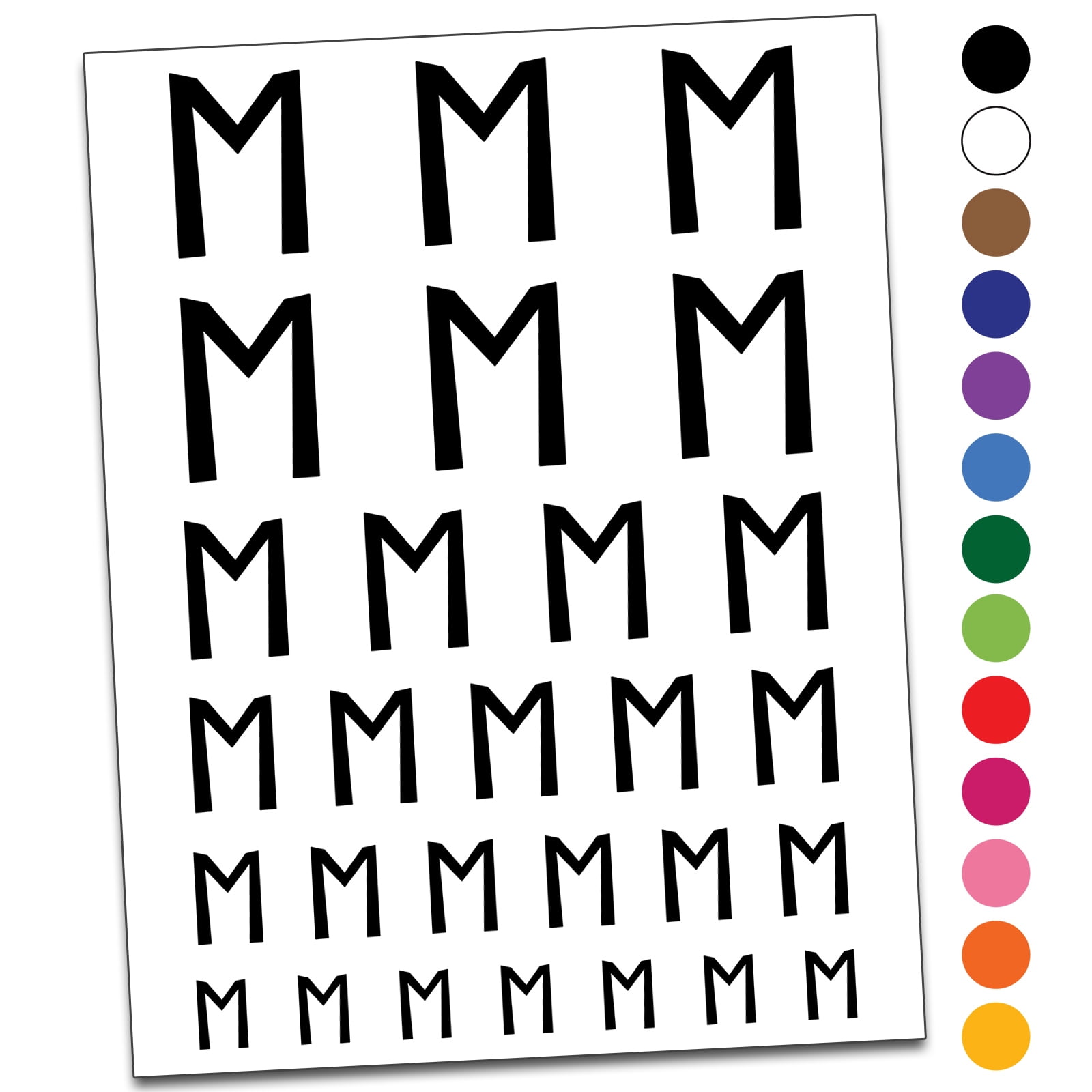 Norse Viking Dwarven Rune Letter E Water Resistant Temporary Tattoo Set ...