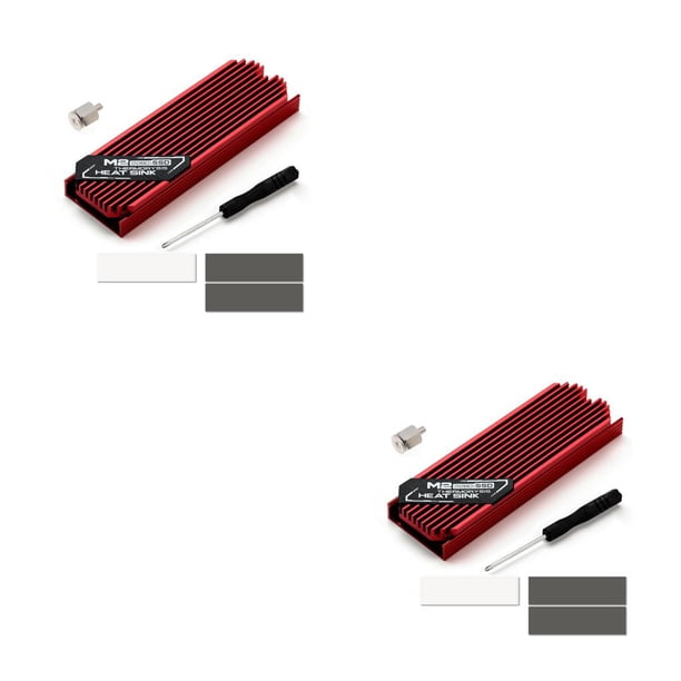 Injueey M.2 SSD Heat Sink Solid State Disk Hard PC Cooling Pad Cooler ...
