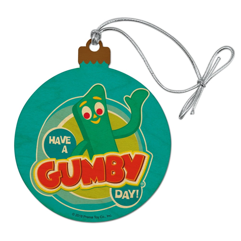 Have a Gumby Day Wood Christmas Tree Holiday Ornament - Walmart.com
