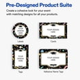 Avery® Matte 2" x 3.5" Business Cards, Gold & Confetti Grad, 80ct ...