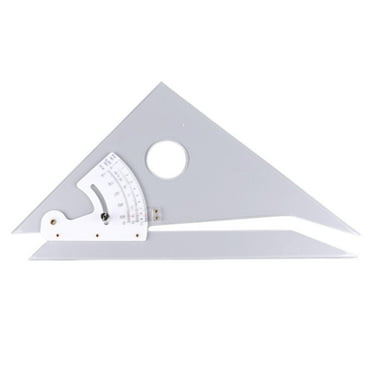 BronaGrand Large Triangle Ruler Square Set, 30/60 and 45/90 Degrees, Set of 2 - Walmart.com
