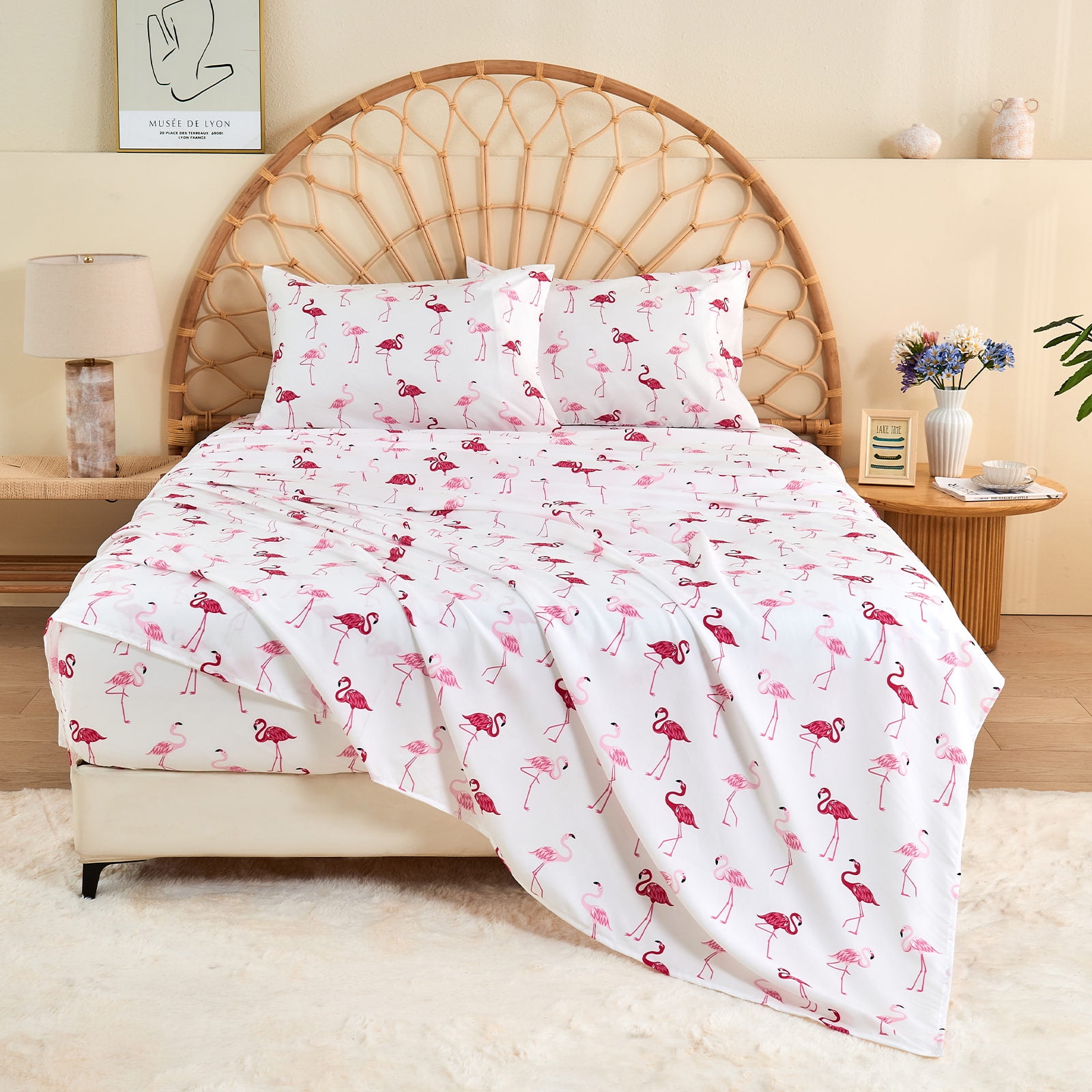 Hitime 4pc Deep Pocket King Sheet Set Fit 14  Breathable Microfiber Super Soft King Size Sheet Set  Luxury Hotel Style Home Decor King Bed Sheet Set 