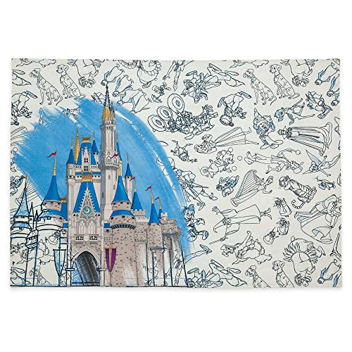 Placemat Disney Ink & Paint Reversible Walt Disney World - Walmart.com