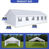ModFusion Outdoor Canopy Tent 20’ x 40’ Straight Edge Party Tent with ...