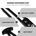 IFANLANDOR Rubber Yacht Clamp Low-profile Design for Stowing Storage ...