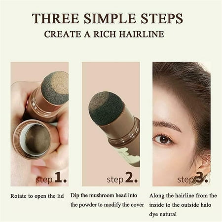 Hairline Shadow Powder Stick Volumizing Cover Hair Powder Up Hair ...