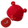 2023 Cute Hat Soft Baby Bonnet Cap Red Themed Hat Warm Hat Cap for Baby ...