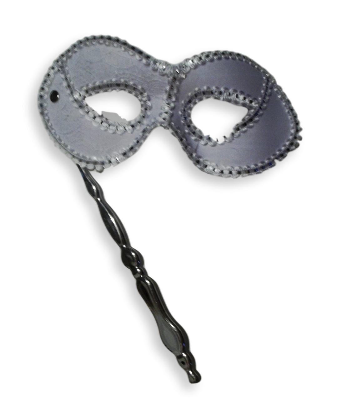 White Lace Stick Mask Masquerade Party Mardi Gras Halloween - Walmart.com