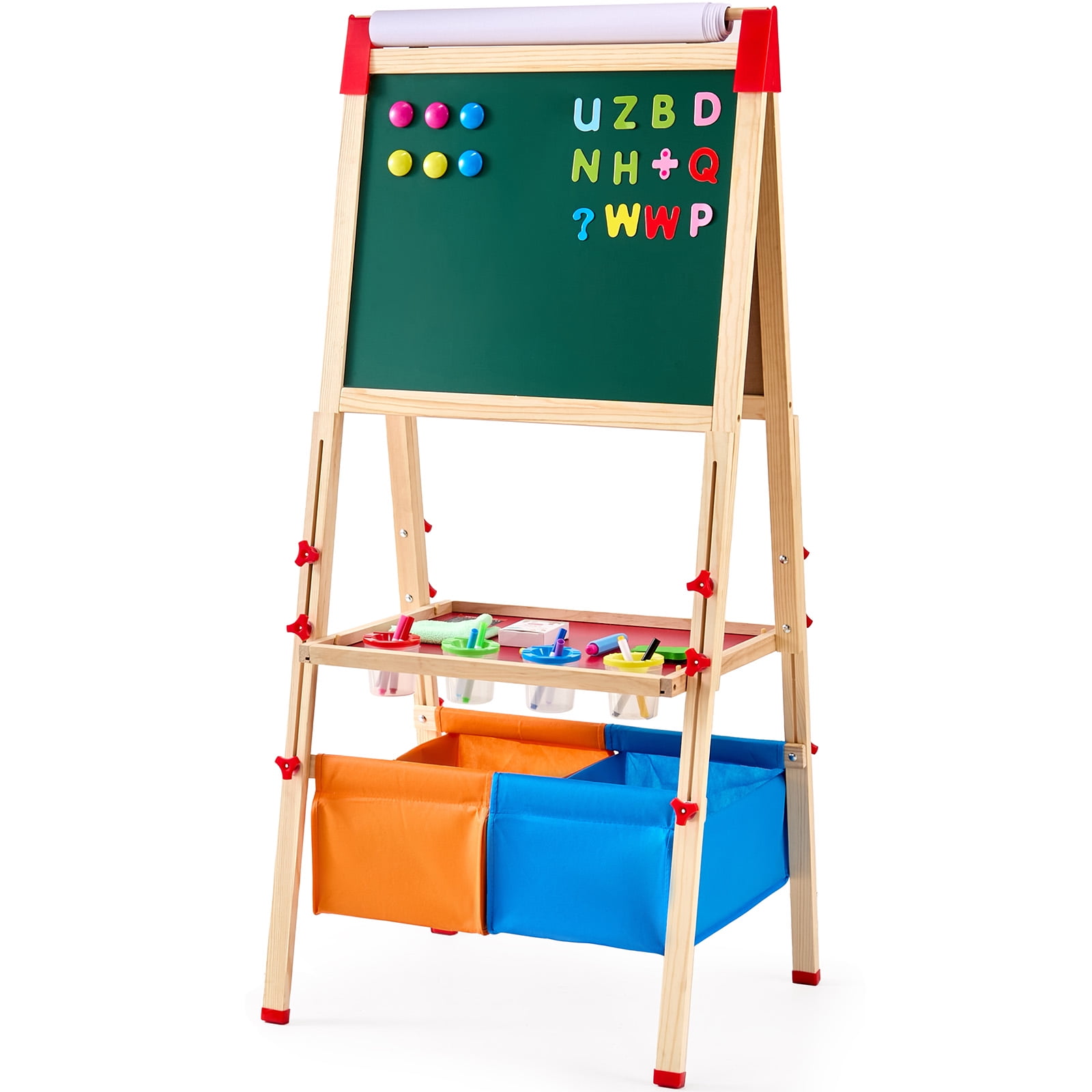 Click here for Kffkff Art Easel For Kids  3-In-1 Wooden Double-Si... prices