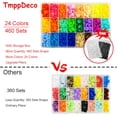 Plastic Snaps with Snap Pliers Set, 460 Sets 24-Colors Snap Buttons for ...