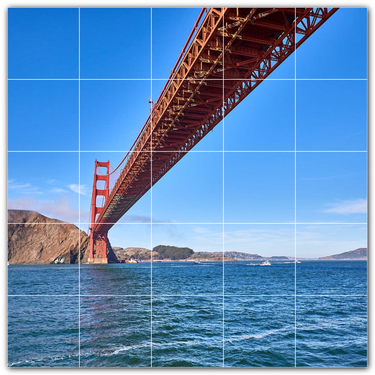 Picture-Tiles.com: Bridge Ceramic Tile Wall Mural WAL500248-55M. 30"W x ...