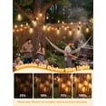 10FT Outdoor String Lights, 10 ST40 Edison LED Patio Lights - Walmart.com