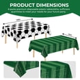 6 Pack Disposable Plastic Tablecloth 54"x108" Party Table Covers for 6 ...