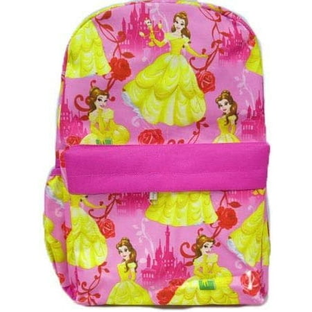 DISNEY PRINCESS BELLE LARGE 16" ALL OVER PRINT BACKPACK - 16553 ...