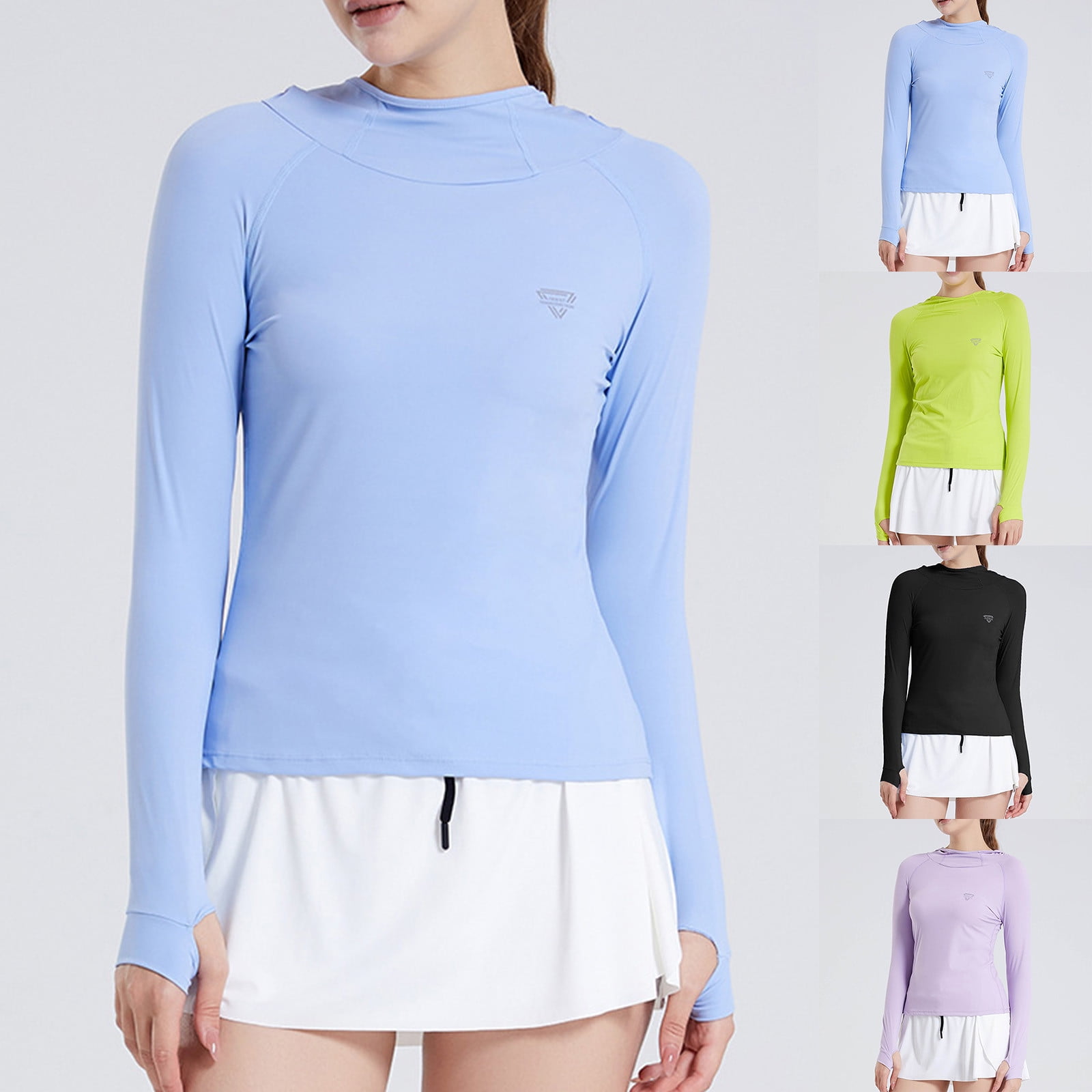 Click here for Yuyuzo Workout Tops For Women Plus Size Long Sleev... prices