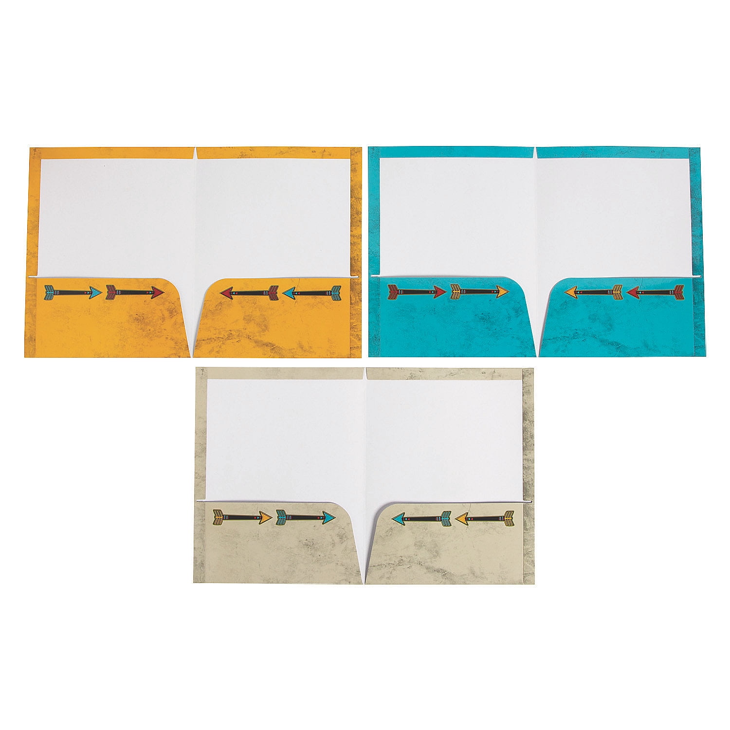 Adventure Pocket Folders, Stationery, Party Supplies, 12 Pieces