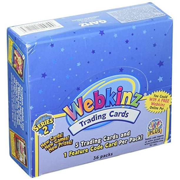 Webkinz Trading Cards Series 2 Sealed Box 36 Packs - Walmart.com ...