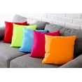 2Pcs Decorative Solid Color Throw Pillow Accent Set, Square Cushion ...