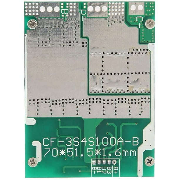 Protection Board y Charging Module BMS PCB 4S 100A 12V LiFePO4 Lithium ...