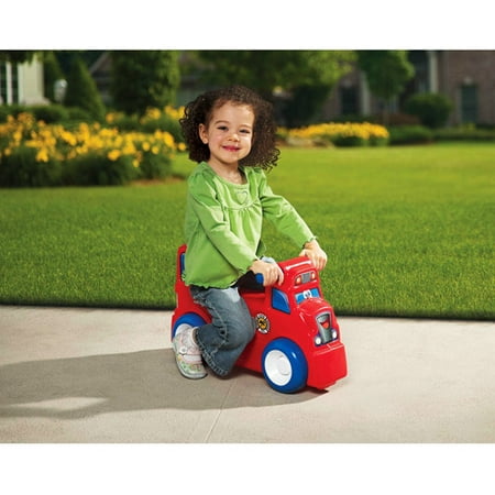 Little Tikes Sit & Roll Fire Truck Ride-on - Walmart.com