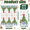 200 Pcs Christmas Guests Napkins Disposable Hand Towels for Bathroom ...