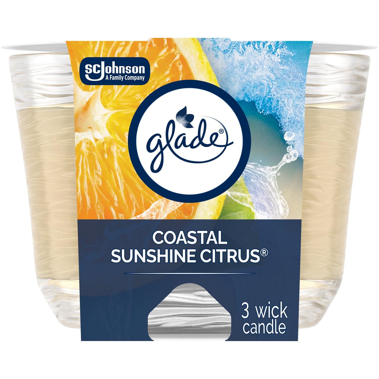 Click here for Glade Scented 3-Wick Candle Air Freshener  Coastal... prices