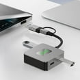 Yammee USB C Hubs 4 Port for Connecting Multiple Devices Like Mouse and ...