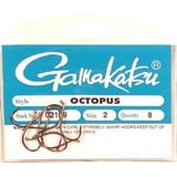 Gamakatsu Octopus Hook, Size 1, 8pk, Nickel - Walmart.com