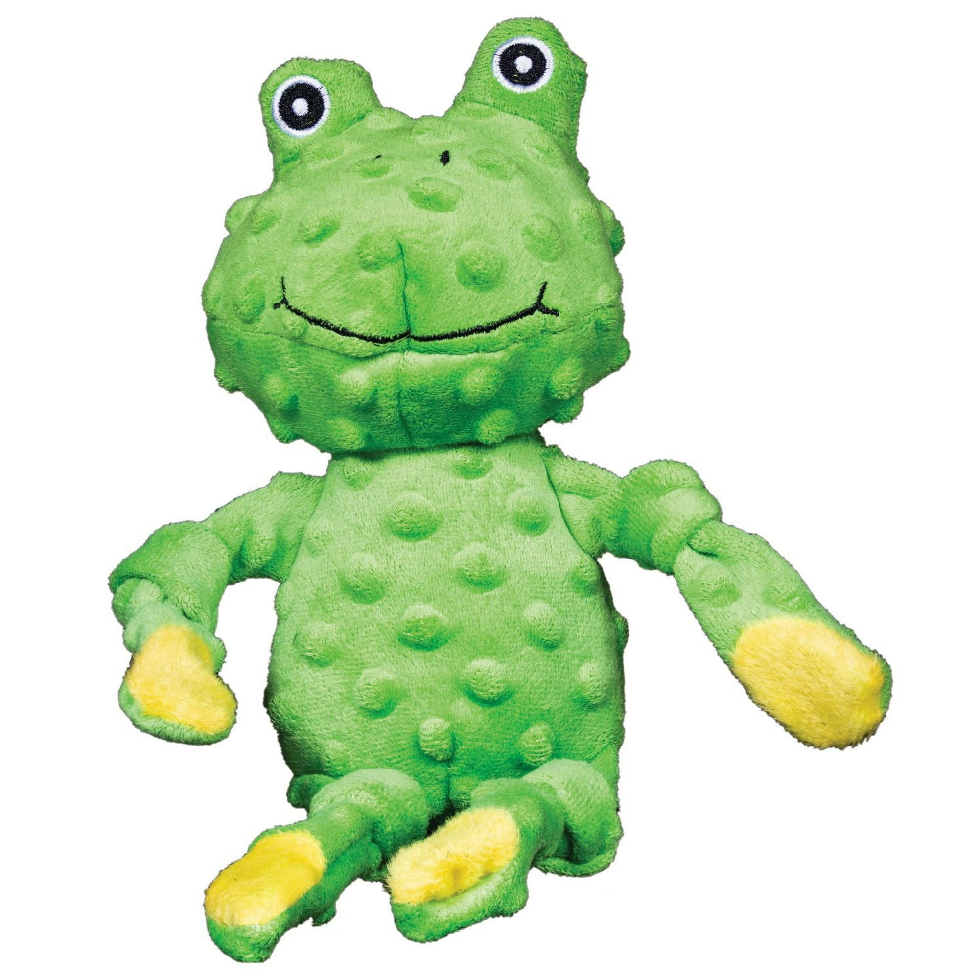 Click here for Spunky Pup Furry Friends Plush Frog Dog Toy prices