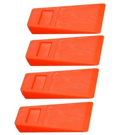 4Pcs/Set Orange Tree Felling Wedge Chain Saw Logging Supplies Cutting ...